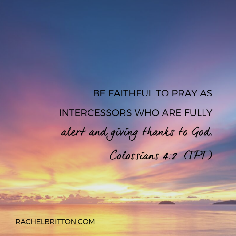 Prayer Triggers To Help You Be Thankful - Rachel Britton